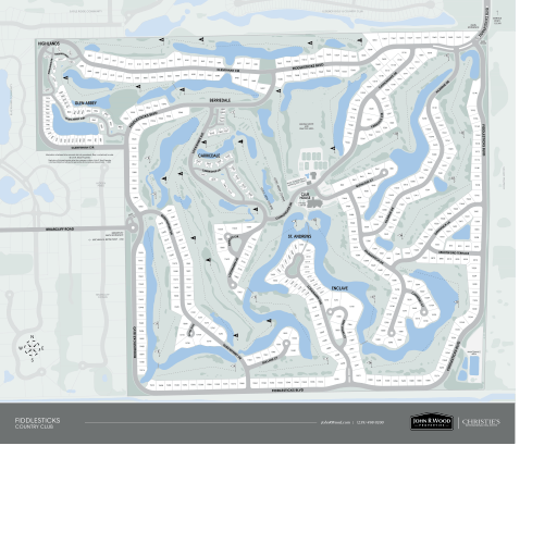 Fiddlesticks Country Club Map