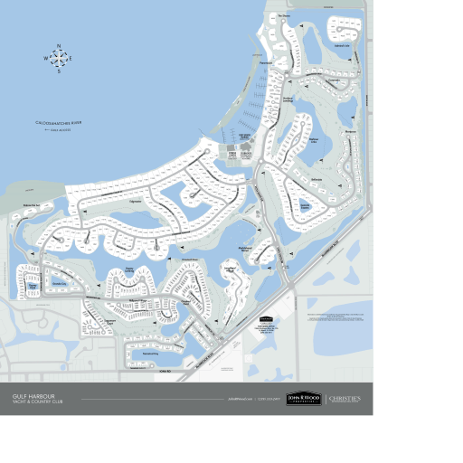 Map of Gulf Harbour Yacht and Country Club, Fort Myers FL