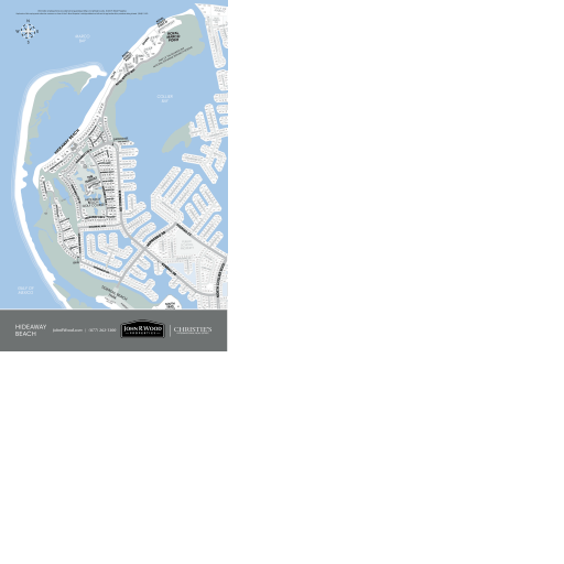 Map of Hideaway Beach, Marco Is.