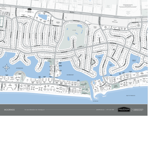 Map of Moorings, Naples FL