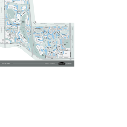 Map of Pelican Marsh, Naples FL
